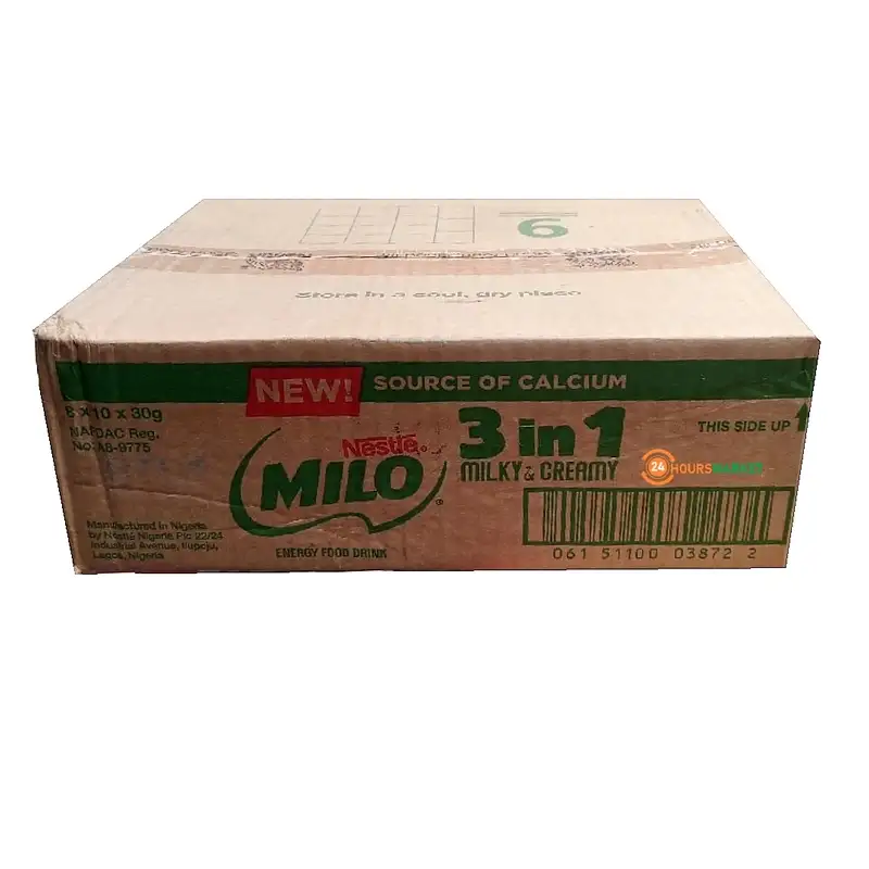 Nestle Milo 3-in-1 Energy Food Drink (carton) | SundryAgro